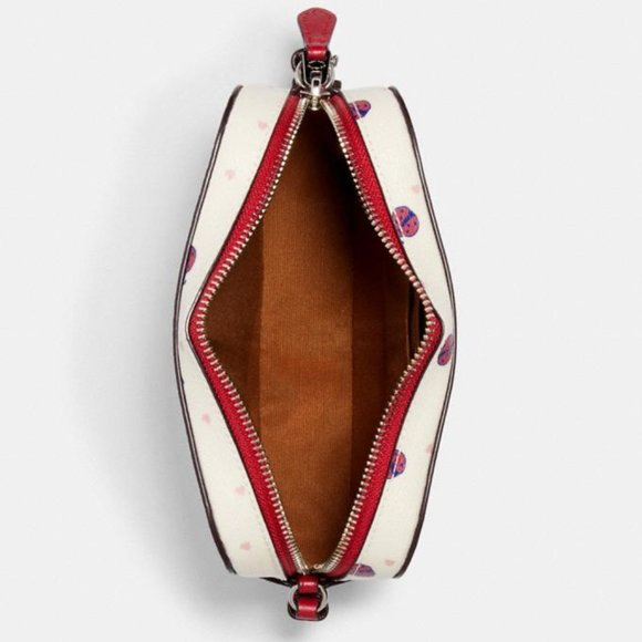 Coach | Bags | Coach Ladybug Mini Camera Bag Cross Body Purse Red And ...